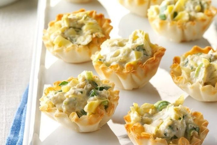 artichoke parmesan tarts– The Gracious Gourmet