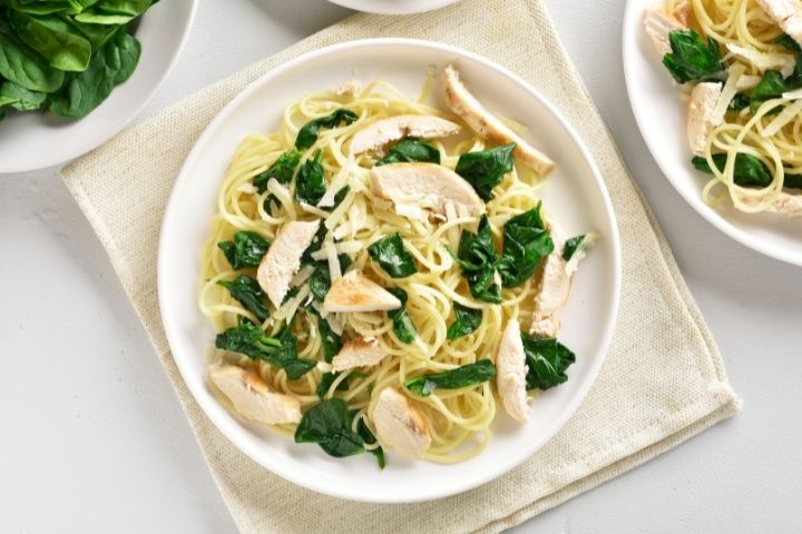 chicken artichoke pesto pasta– The Gracious Gourmet