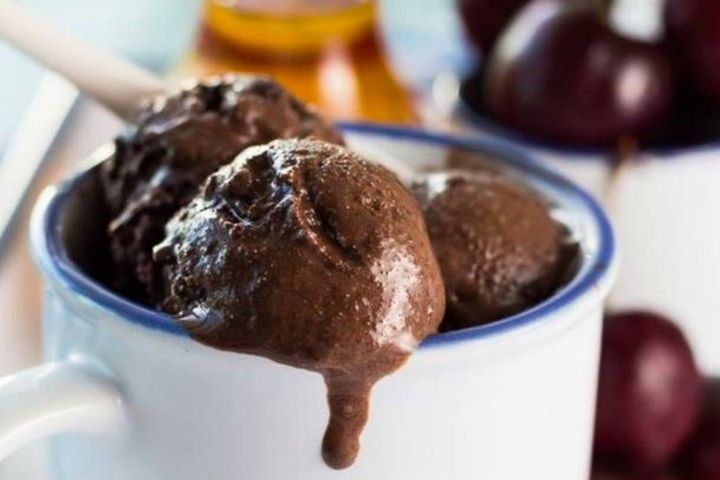 chocolate cherry ice cream– The Gracious Gourmet